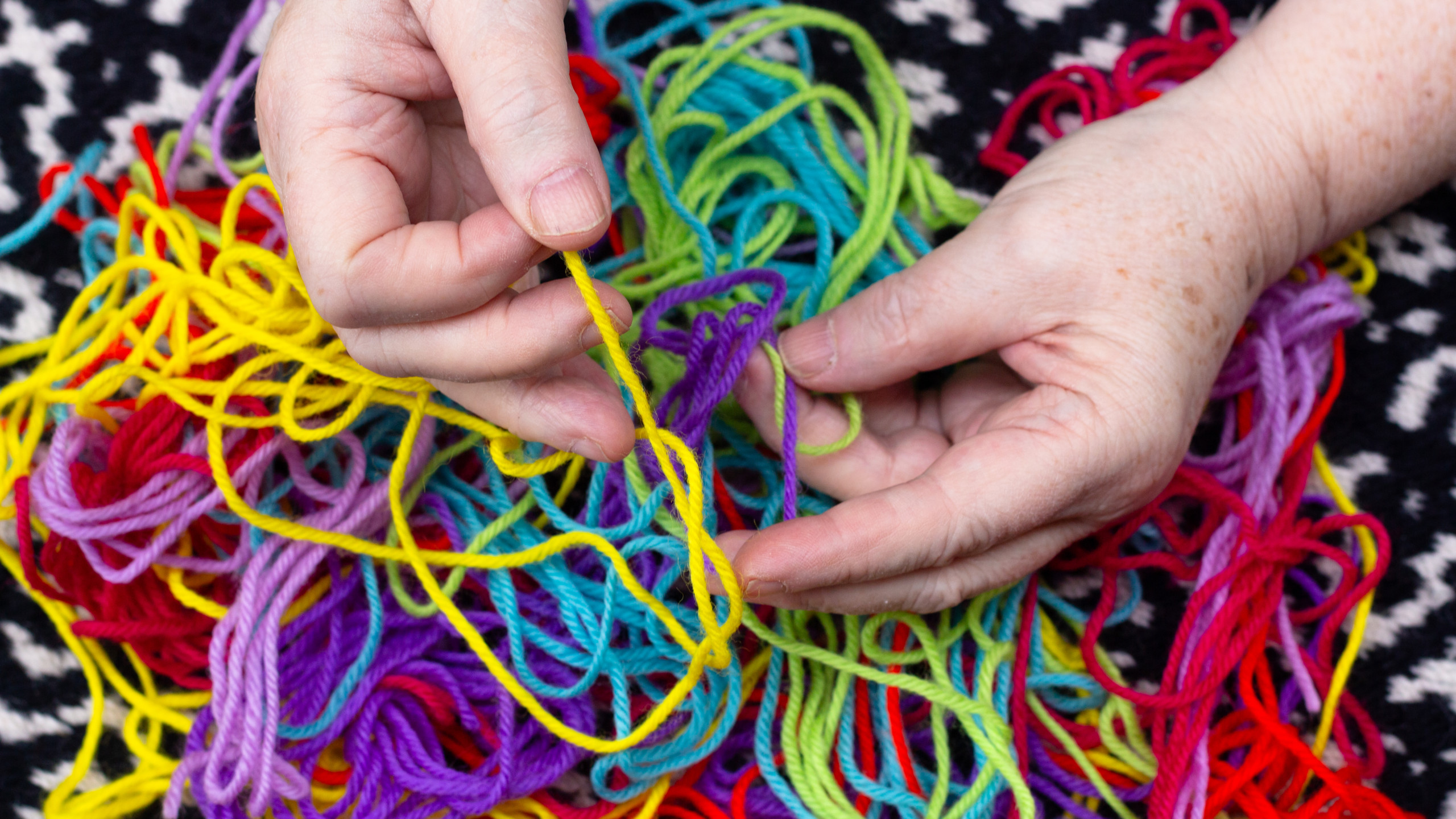 Pulling a thread from your tangled mess - Jo VanEvery